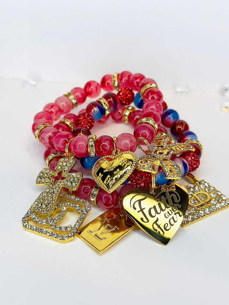 Beaded Charm Bracelets – Charmed Up By Kae